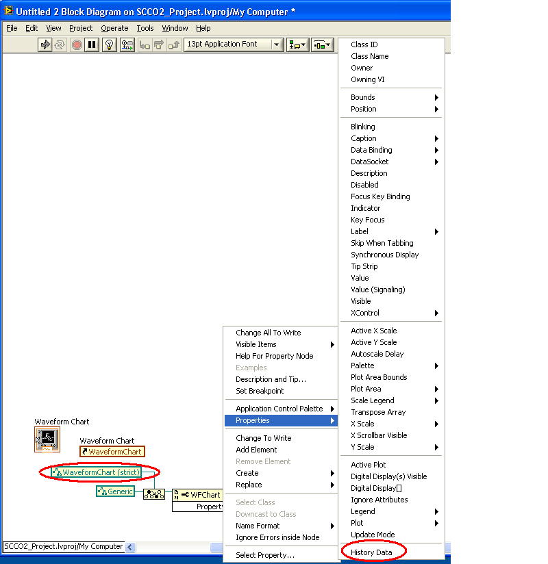 History Data Property Missing From Property Node With Wfchart Ni Community 