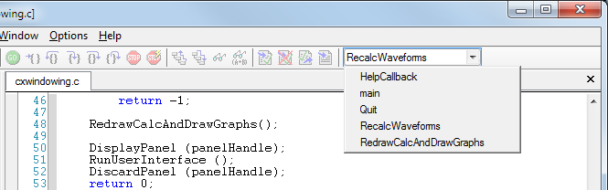 LabWindows/CVI Tip: New Source Code Browse Features - NI Community