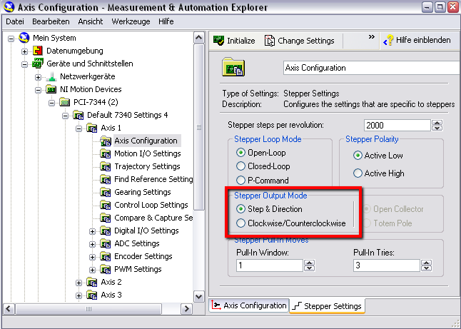 How Can I Control The Motor Movement Of Stepper Motor Using A Ni Pxi 7330 Ni Community 