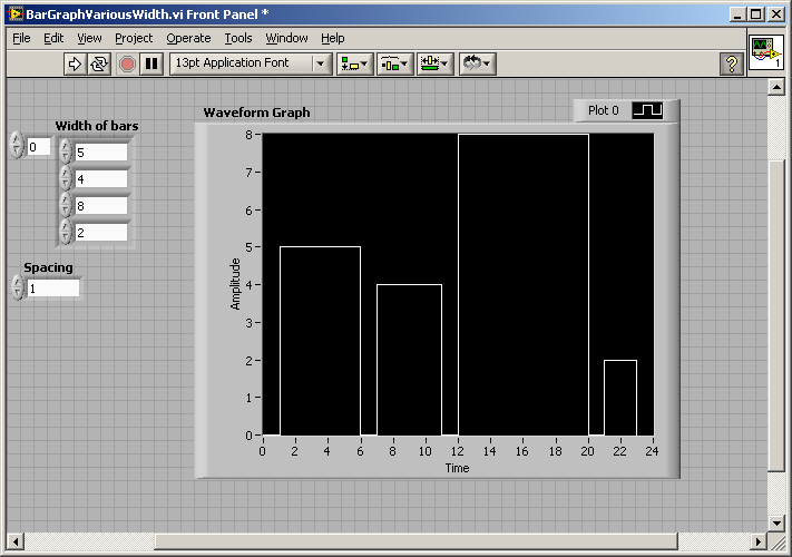 How to change the width of bar ? - NI Community