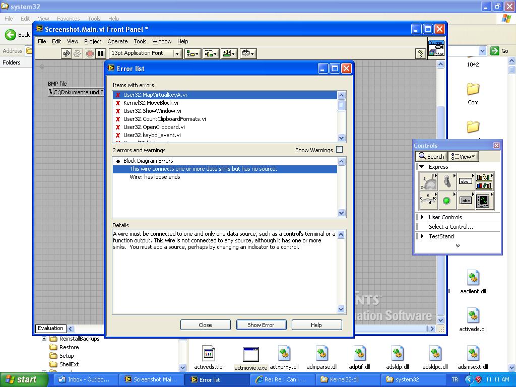 Can i make an automatic Print screen in labview