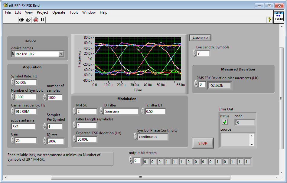 FSK TX and RX - NI Community