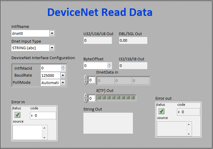 DeviceNet Communication - Read / Write Data - NI Community