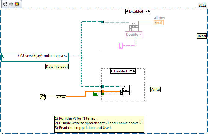 How Do I Record A Numeric Output Values And Then Use Them Ni Community