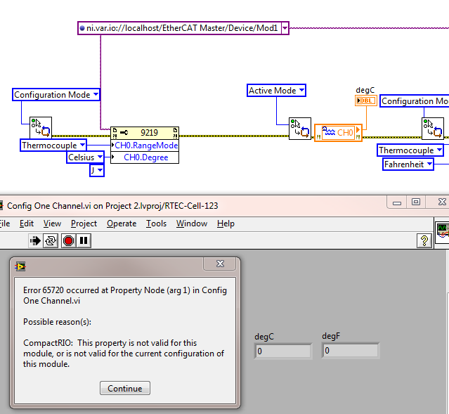 Two properties One Node FAIL, two nodes OK - NI Community