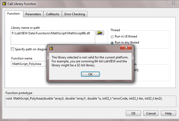 Solved Mathscript 64bit Ni Community 
