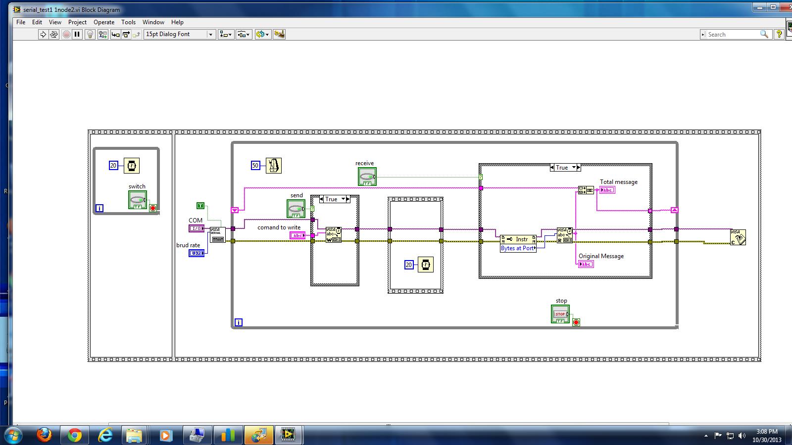 Labview Visa Couldnt Read And Write In Wireless Port Ni Community 
