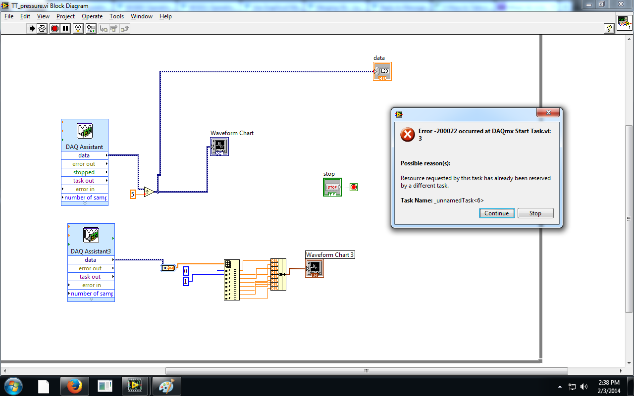 Error 200022 Occurred At Daqmx Control Taskvi4 Ni Community 
