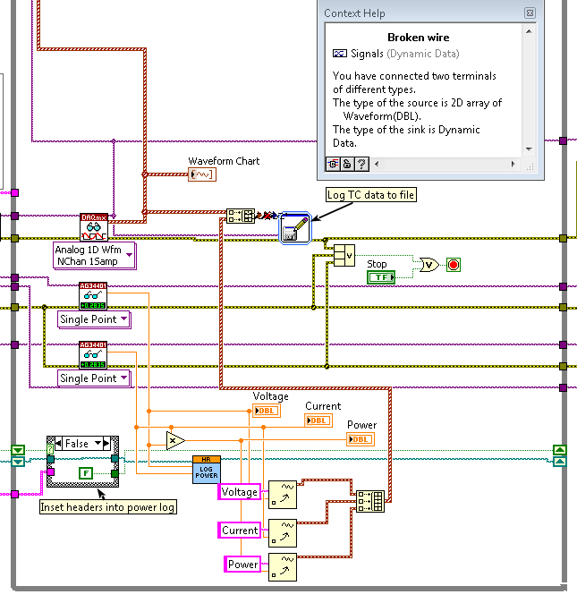 Solved: Feeding additional data to Write to Measurement File VI - NI Community