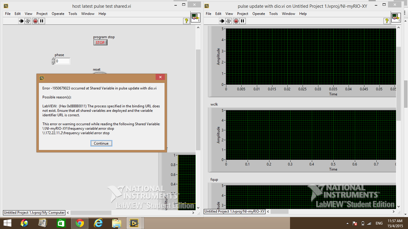 Shared Variables Error 1950679023 Ni Community 