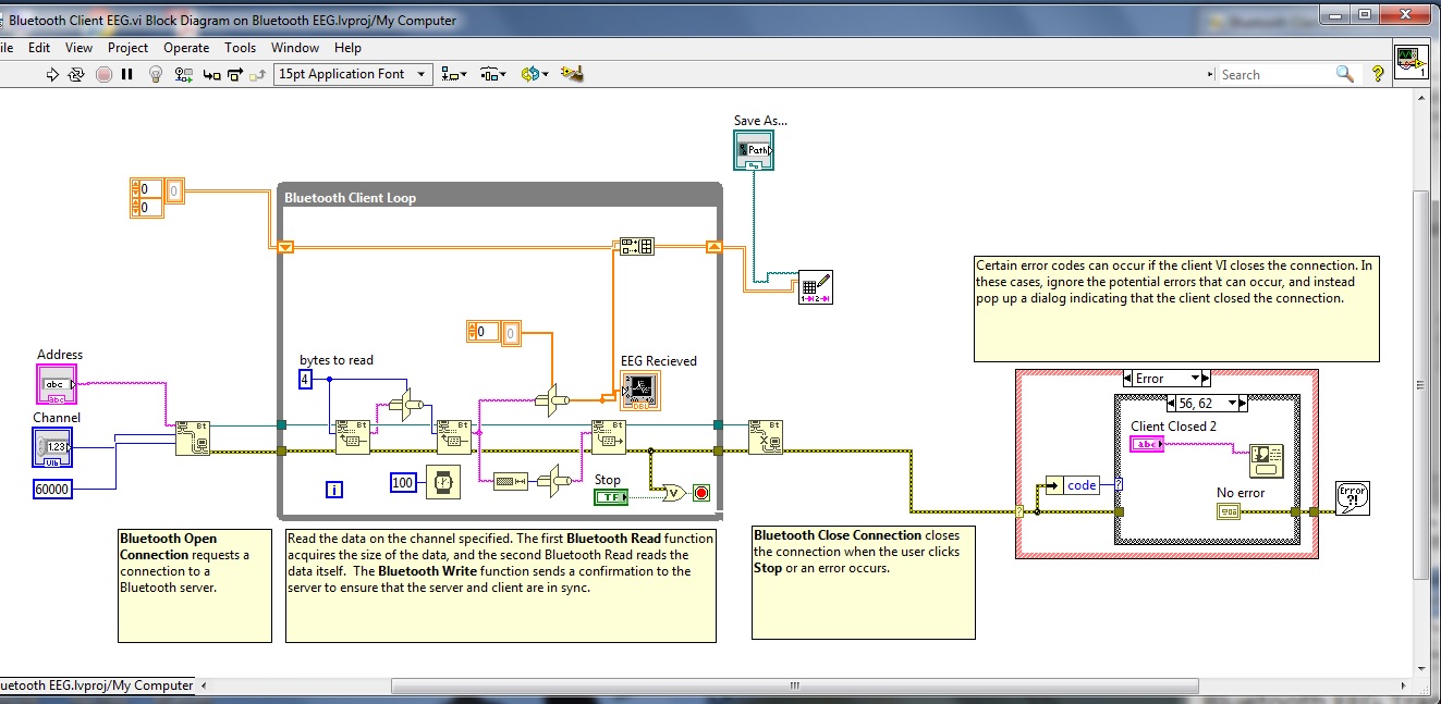 Problem With Labview Bluetooth Communications Ni Community 