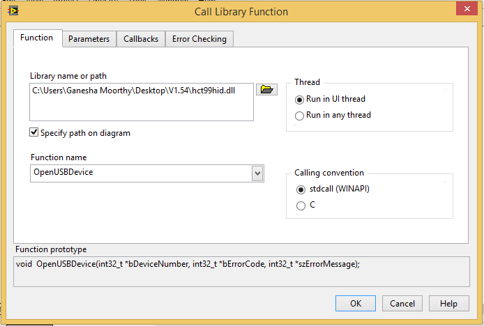 Calling A Dll File Ni Community 