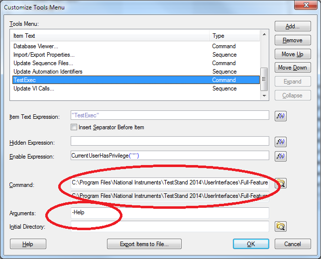 Solved Command Line Arguements For Teststand Tools Ni Community 