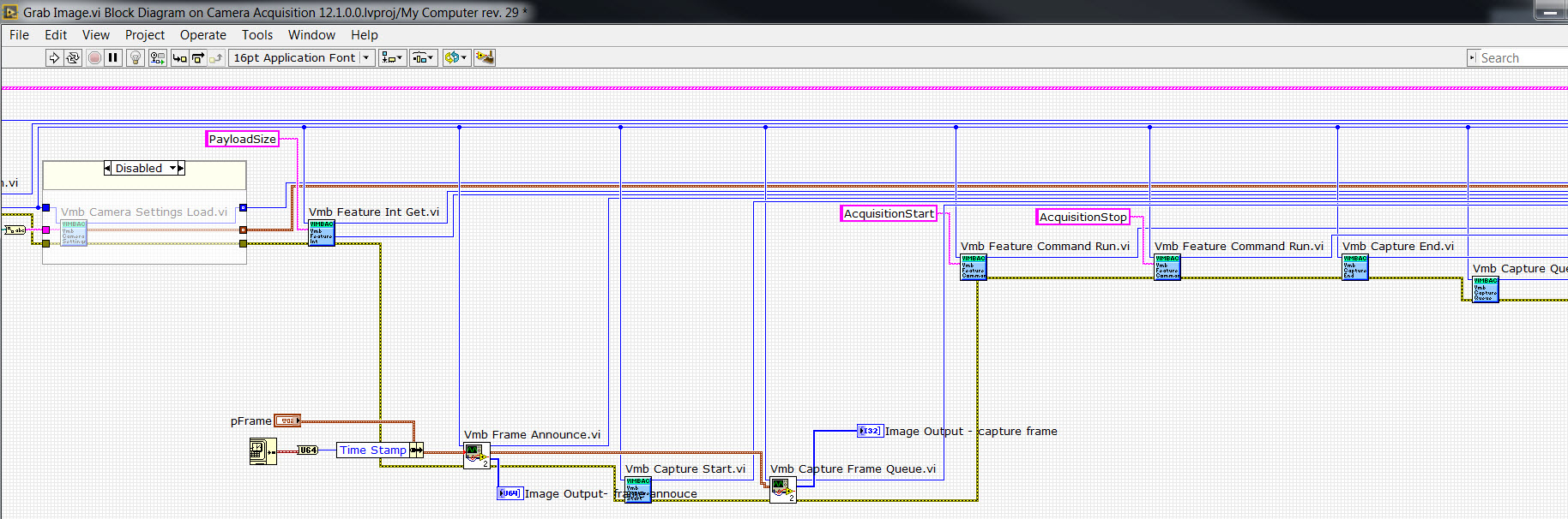Complex cluster as input to calling a dll, vimba, allied vision camera ...