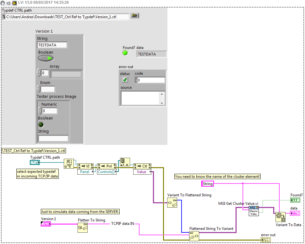 Solved Typedef Value From Ctl File Front Panel Control Reference Ni