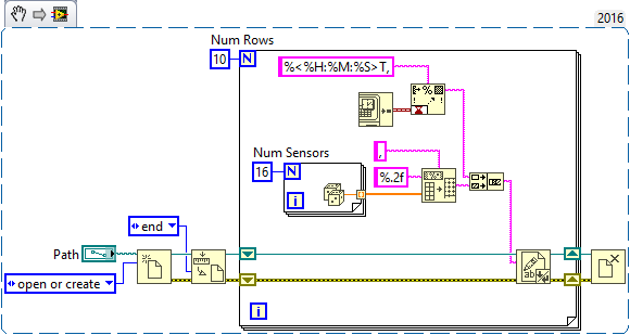Solved Export Sensor Data To Csv Timestamped Ni Community 