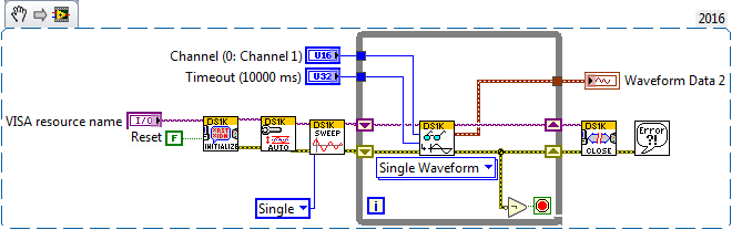 Single Shot Waveform Capture Problem Ni Community