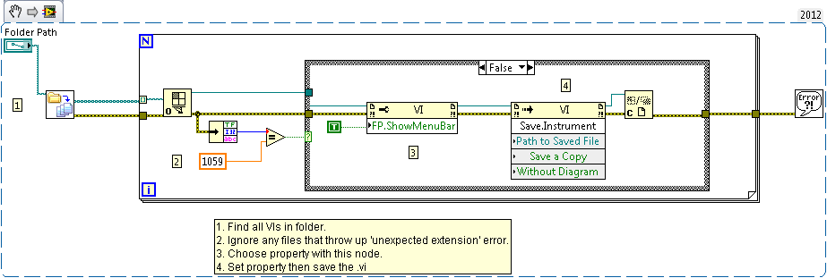 Set Properties For Multiple Vis Programmatically Ni Community 