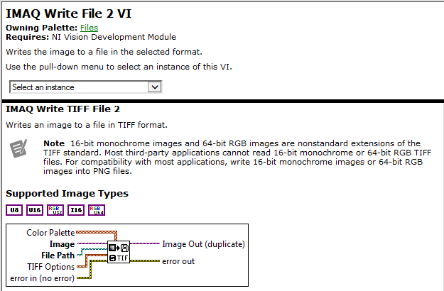 Managing U16 images in Labview/IMAQ Vision - NI Community