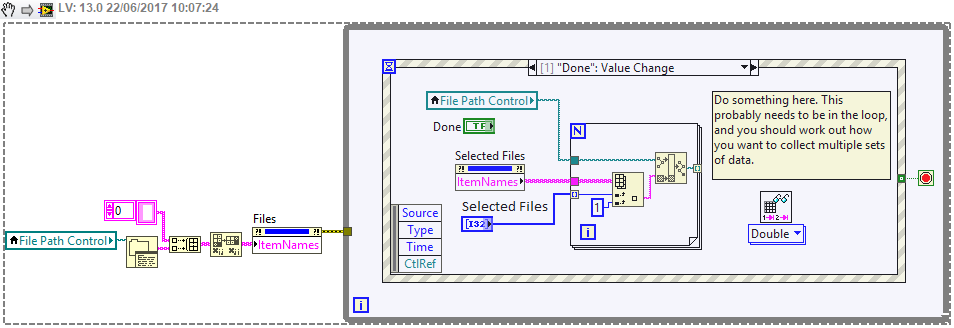 Solved Reading Multiple Csv File To Waveform Graph Ni Community 2839