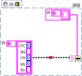 Solved: Initializing array of clusters of different data types - NI Community