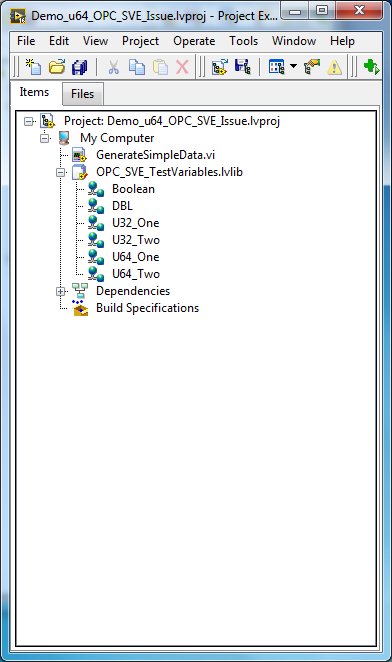 Shared Variable Engine - as an OPC Server - U64 datatype issue - NI Community
