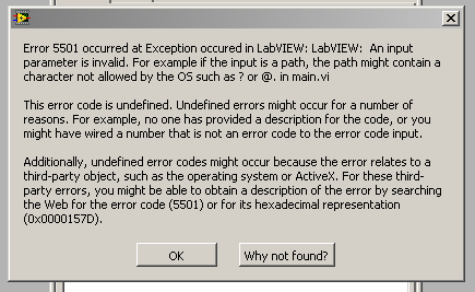 Solved: Error when programmatically adding item to LabVIEW project - NI Community