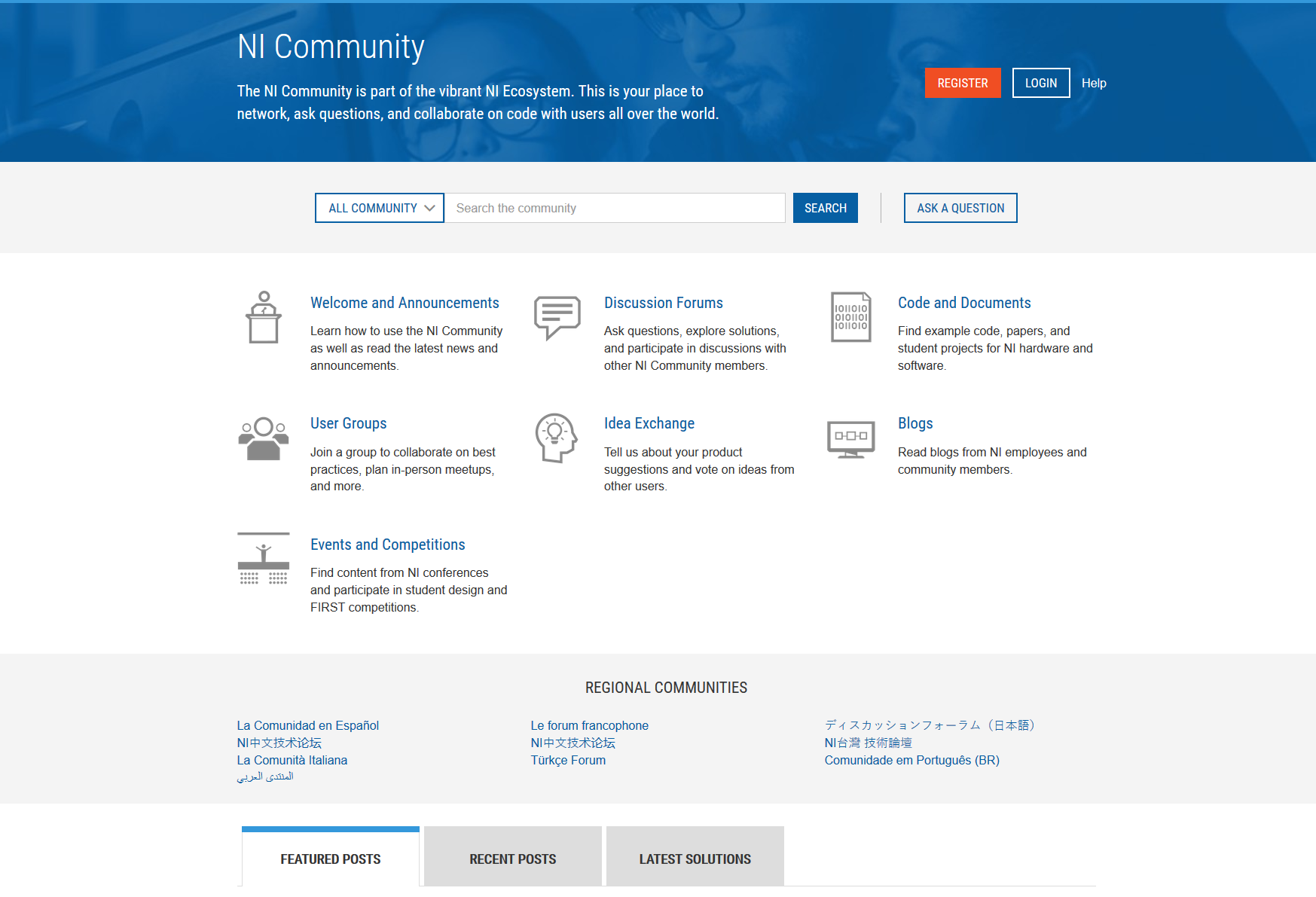 Introducing The New Ni Community Homepage Ni Community 