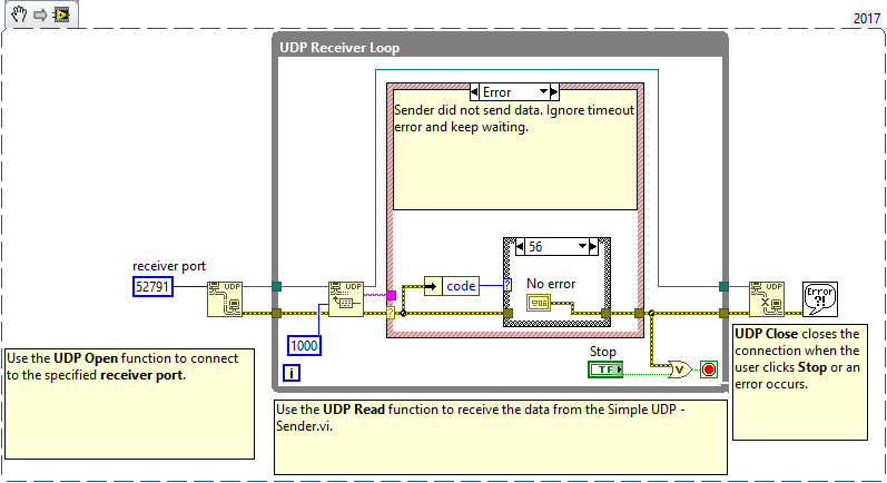 Solved Issue With Udp Receiver Ni Community 