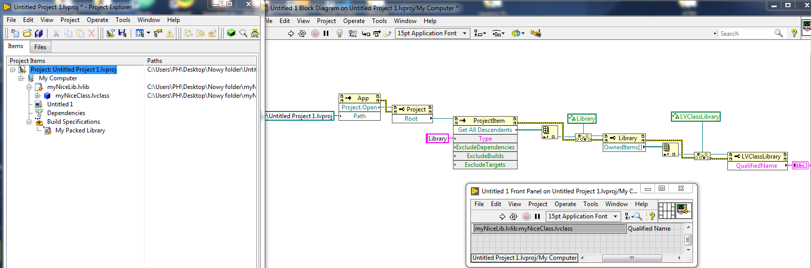 Project Items - LVLibp class in scripting - NI Community