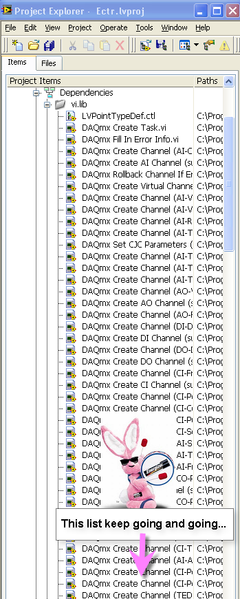 The Project Dependencies List should be smart enough to not list all instances of a Polymorphic ...