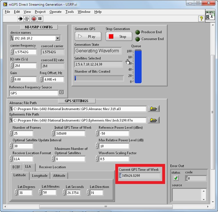 Gps Simulation With Ni Usrp And Labview Ni Community 