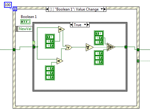 Problem sequencing certain boolean signals - NI Community