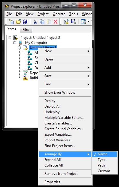 Solved: How to Sort Shared Variable Libraries - NI Community