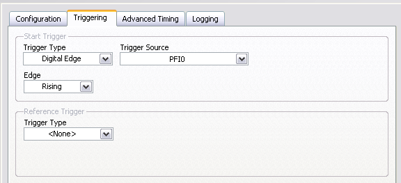How do I get the DAQ assistant counter to wait for 1st trigger pulse to ...