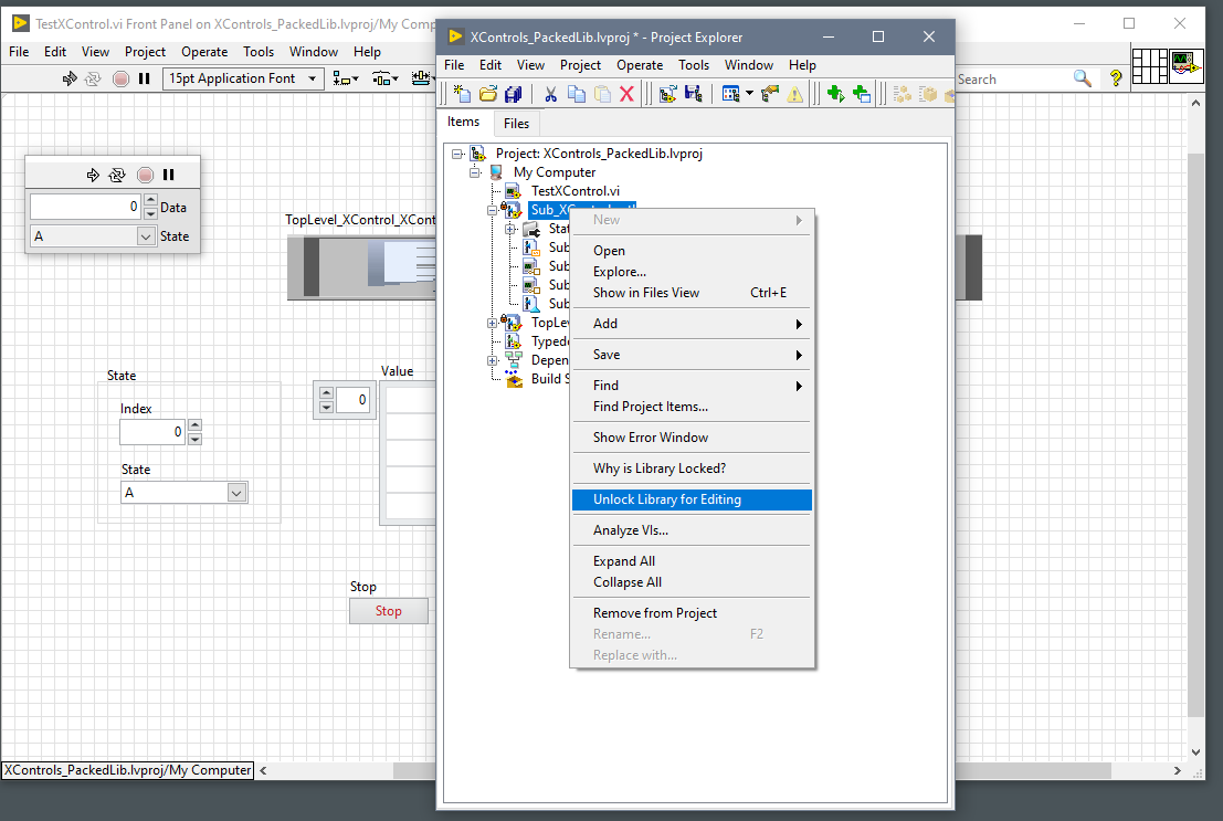 Packed Library (PPL) Containing Nested XControls - NI Community