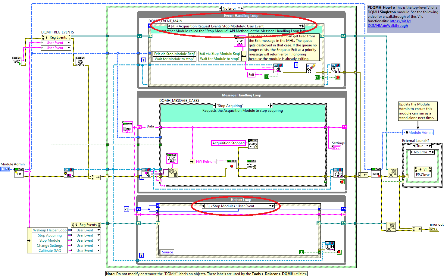 Solved: How to stop DQMH helper loop - NI Community