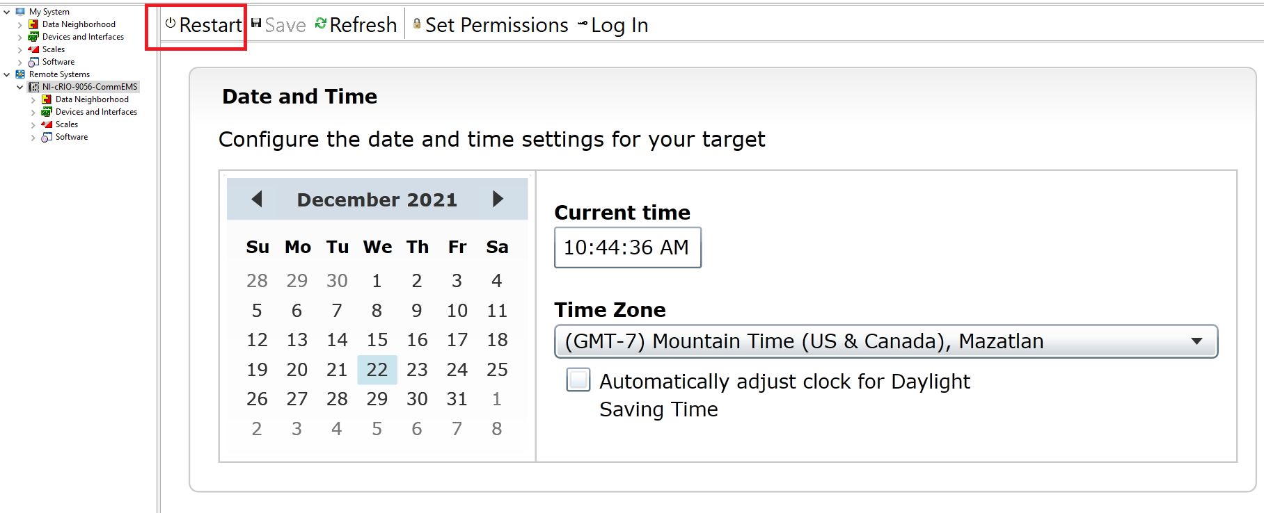 Solved: How to correctly get timestamp on compactRIO? - NI Community