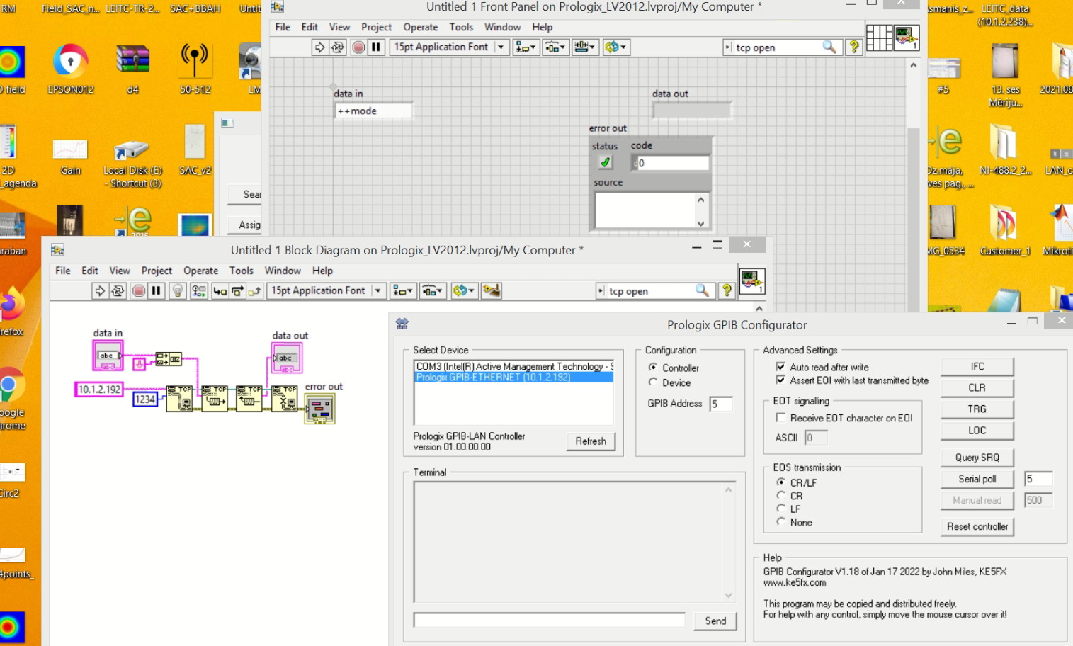 Solved Problem With Prologix Gpib Ethernet Controller Ni Community