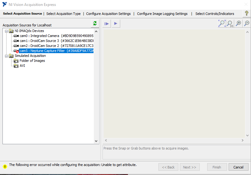 Lỗi Labview Acquisition - NI Community