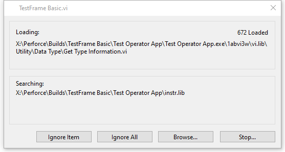 Strange Error in Built .exe - NI Community