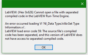 Strange Error in Built .exe - NI Community