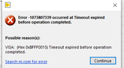 NI Visa error - NI Community