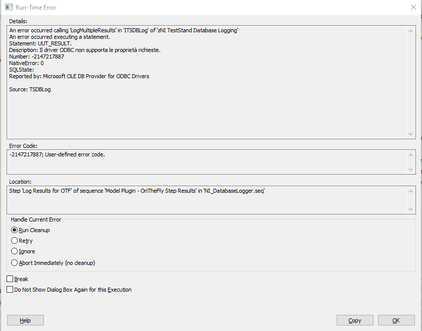 Database Logging Ni Community 
