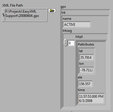 Solved: How to read XML file (extn is .gpx) created by Garmin GPS - Page 2 - NI Community