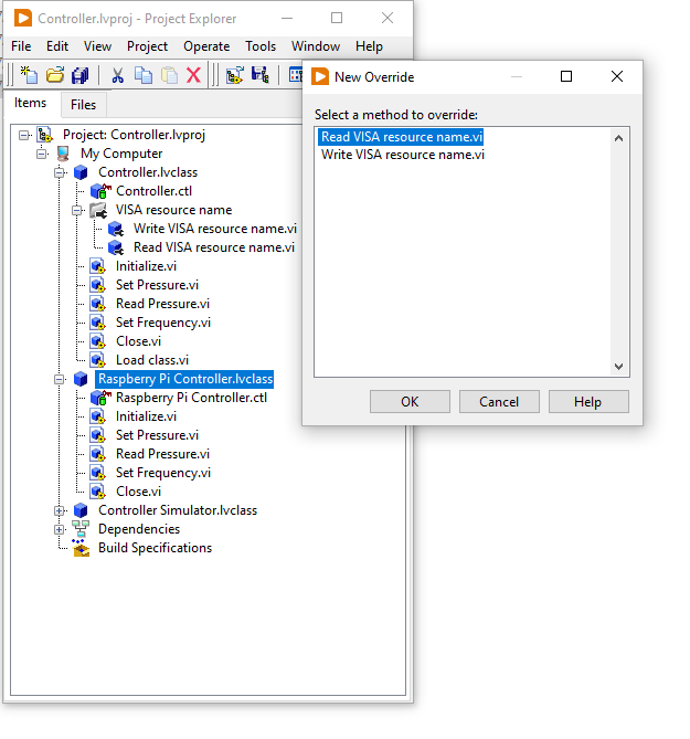 Solved: New VIs for Override not showing up on the Overrides list - NI Community