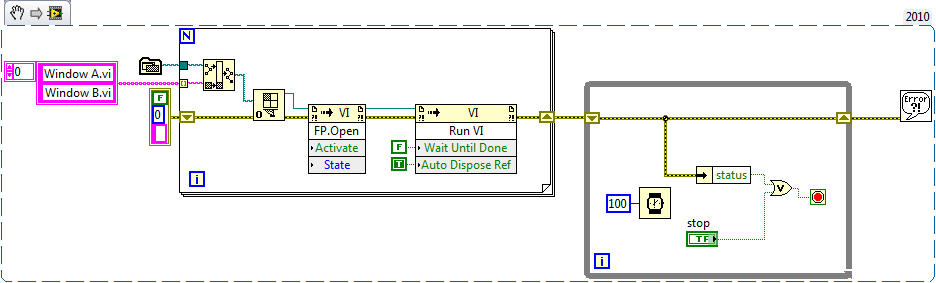 One vi with multiple windows - NI Community
