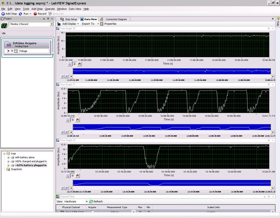 Solved: Laptop charger affecting signal - NI Community