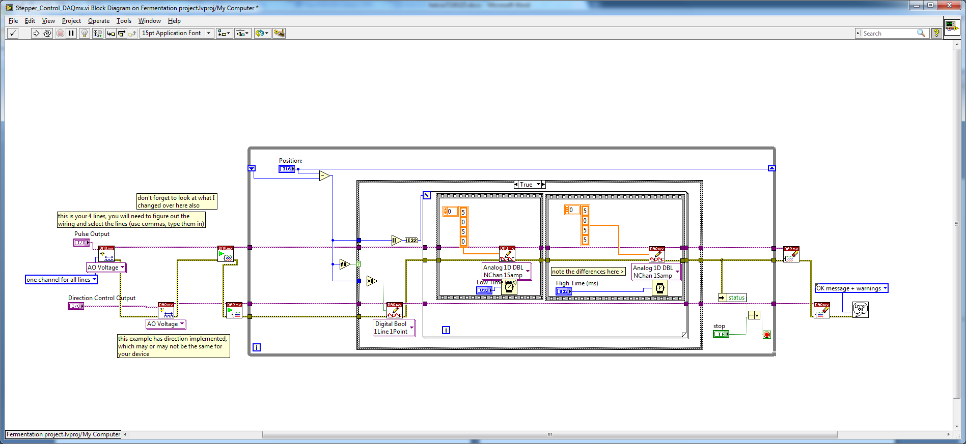Stepper Motor Control Ni Community 