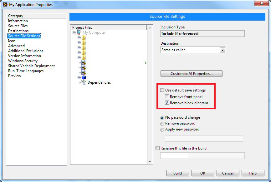 Conditionally Include Front Panel Of A Subvi In An Exe Ni Community 